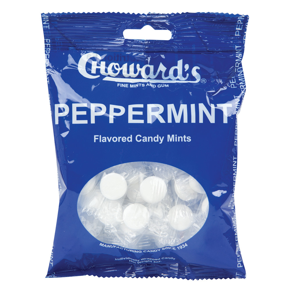 Choward's Peppermint Mints 3 oz Peg Bag | Nassau Candy