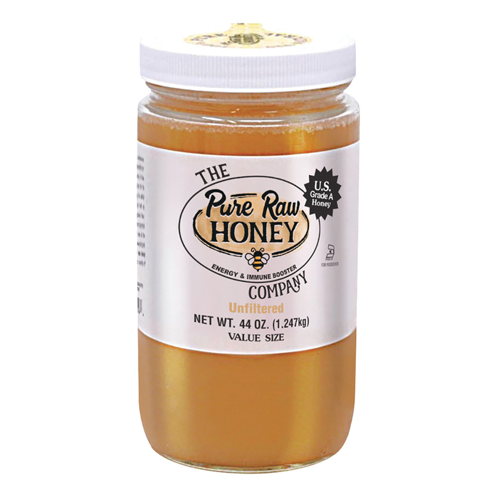 Pure Raw Honey Unfiltered Value Size 44 oz Jar | Nassau Candy