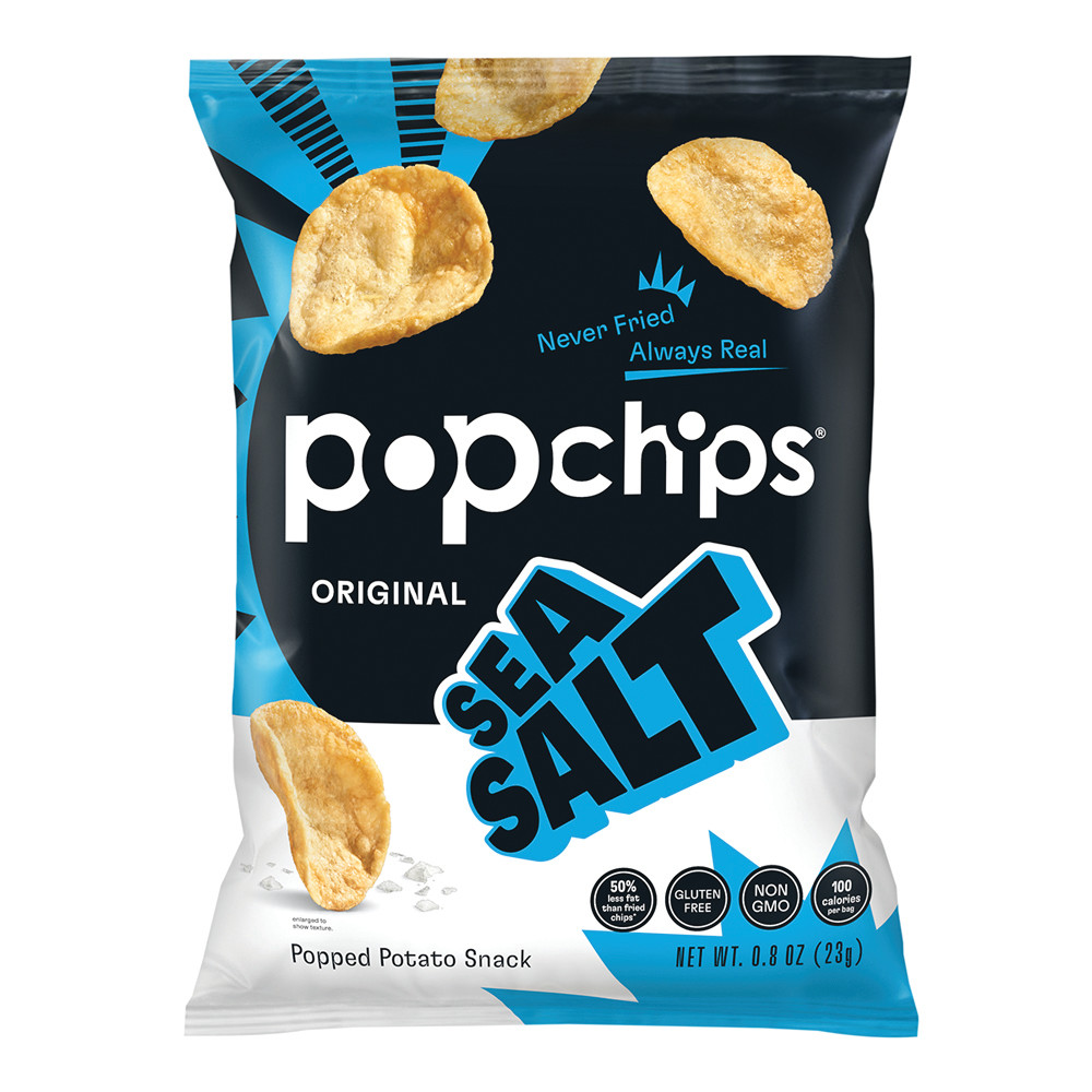 Popchips Potato Sea Salt 0.8 oz Bag | Nassau Candy