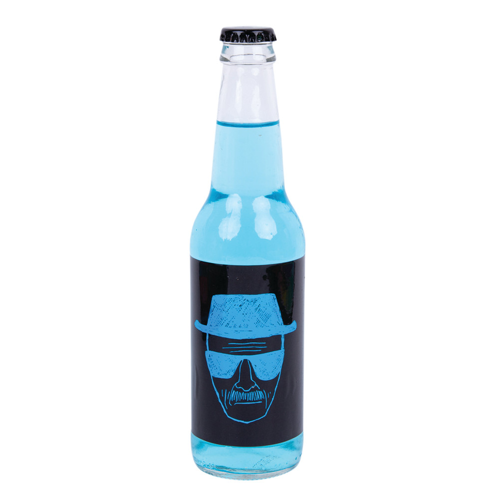 Breaking Bad Heisenberg Blue Cream Soda 12 oz Bottle | Nassau Candy