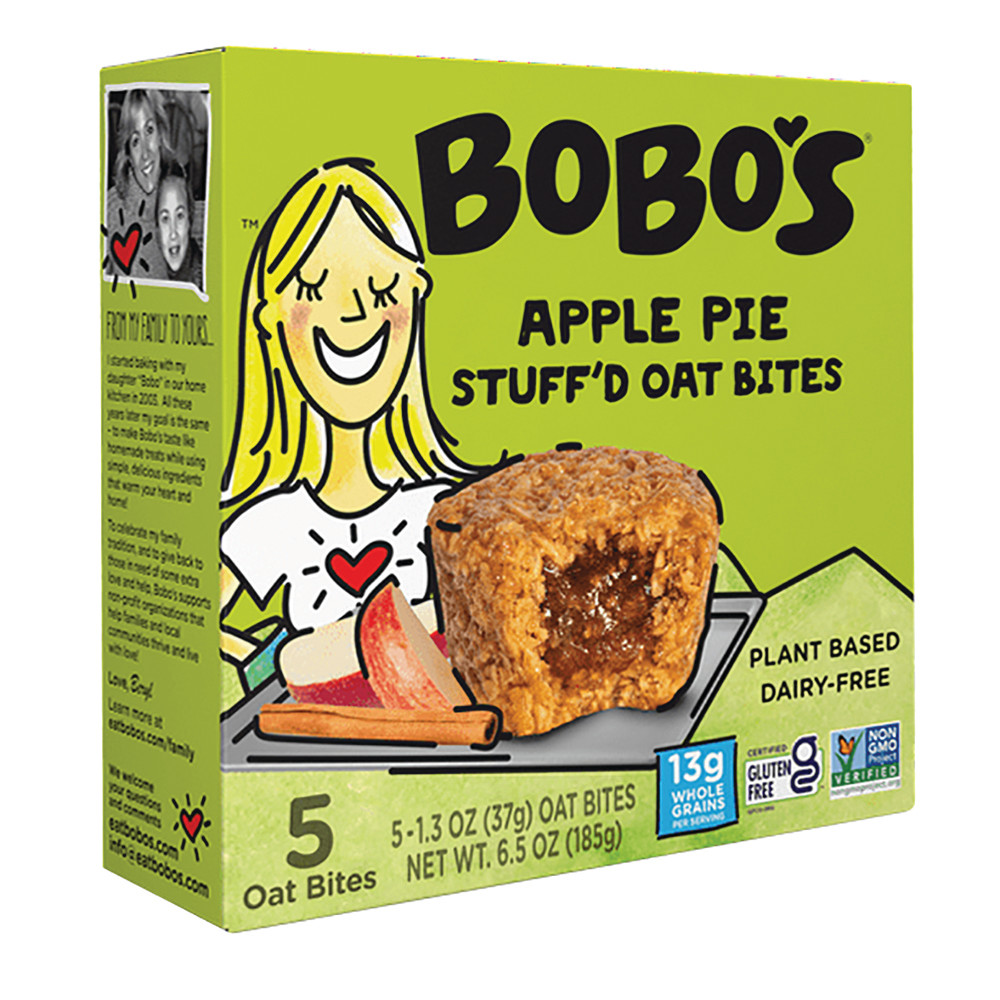 Bobo's Apple Pie Stuff'd Oat Bites 6.5 oz Box | Nassau Candy