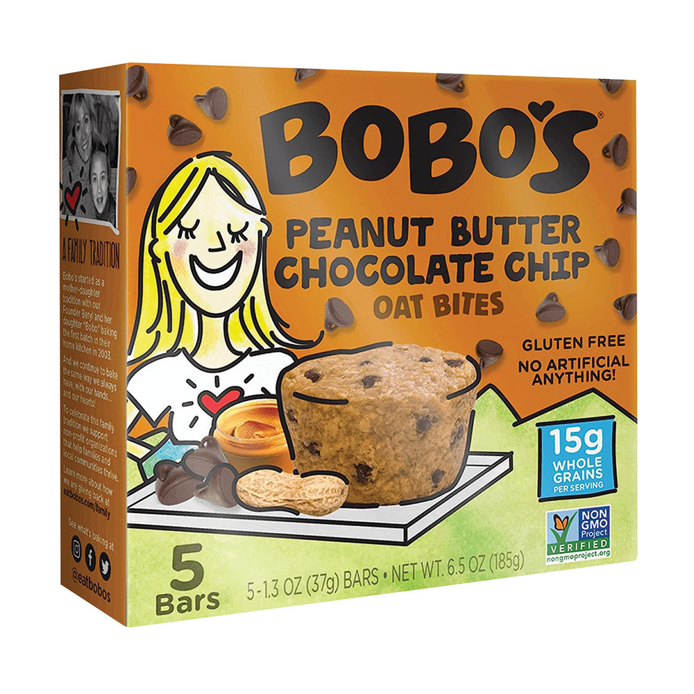 Bobo's Peanut Butter Chocolate Chip Oat Bites | Nassau Candy