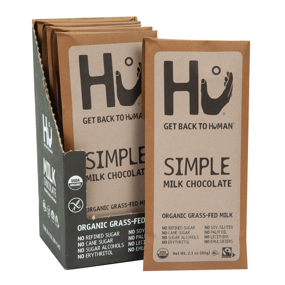 Hu Simple Milk Chocolate 2.1 oz Bar | Nassau Candy