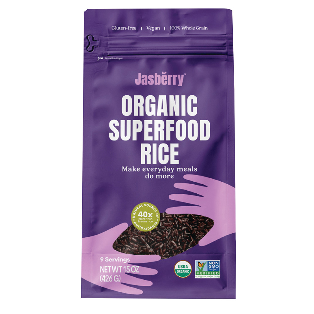 Jasberry Organic Superfood Rice 15 oz Pouch | Nassau Candy