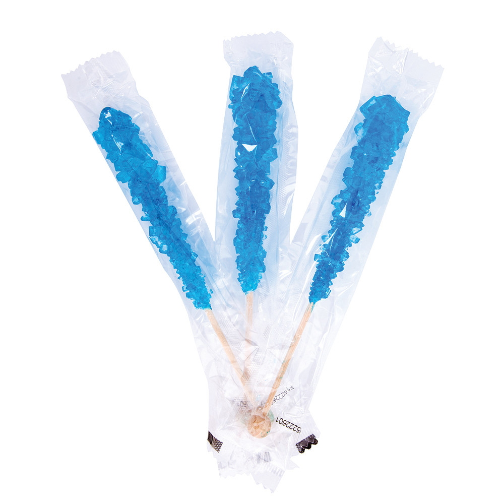 Clever Candy Caribbean Blue Rock Candy Sticks | Nassau Candy