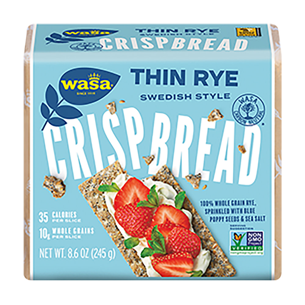 Wasa Thin Rye Crispbread 8.6 oz | Nassau Candy