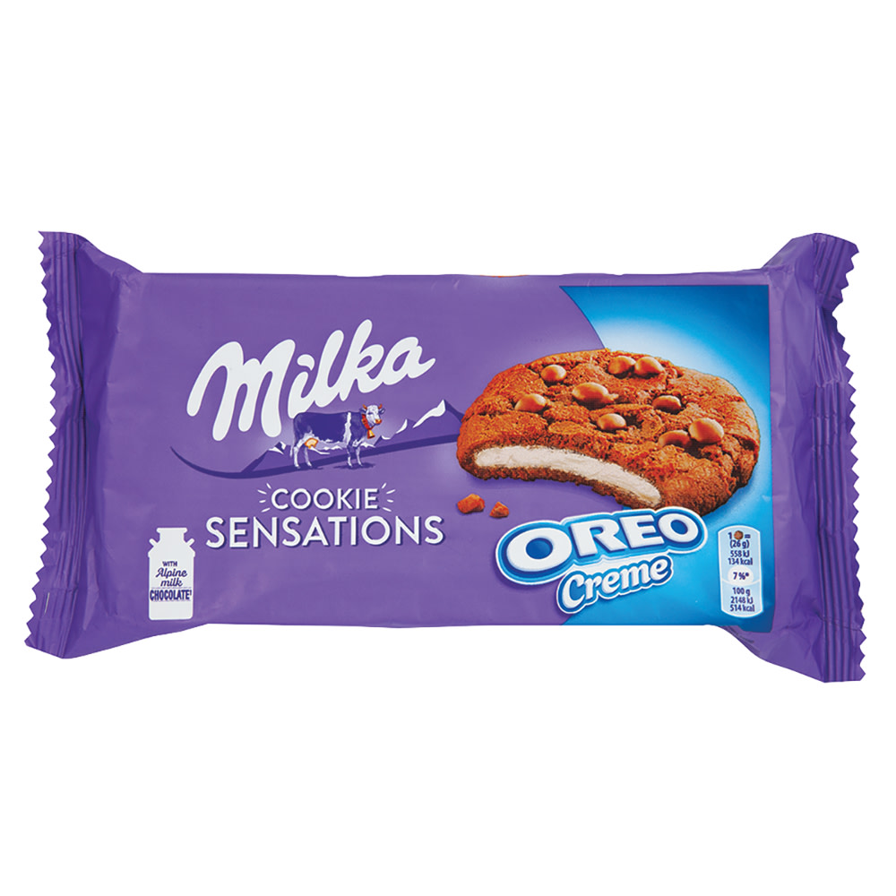 Milka Oreo Cream Cookie Sensations Bar 5.5 oz | Nassau Candy