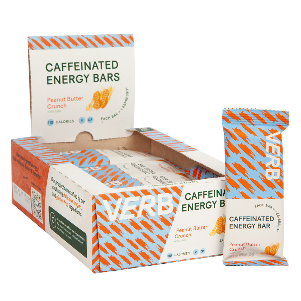 Verb Peanut Butter Crunch Energy Bars | Nassau Candy