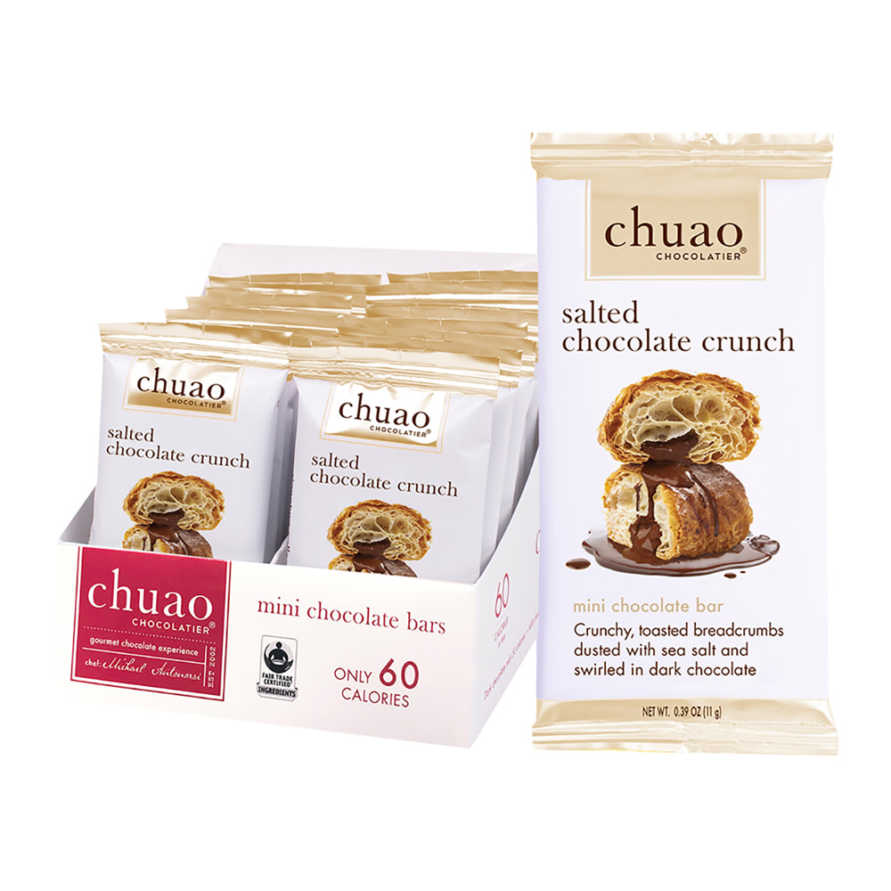 Chuao Dark Chocolate Salted Chocolate Crunch | Nassau Candy