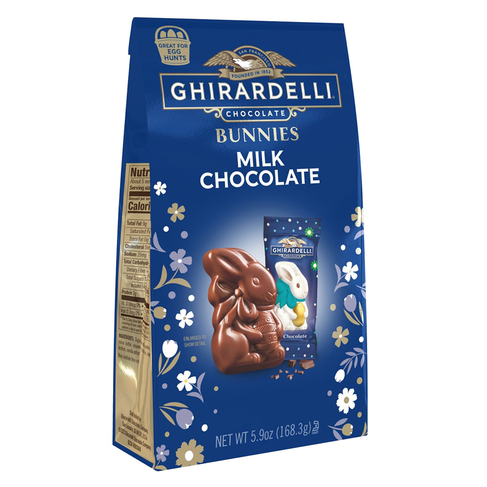 Ghirardelli Milk Chocolate Bunnies 5 9 Oz Nassau Candy