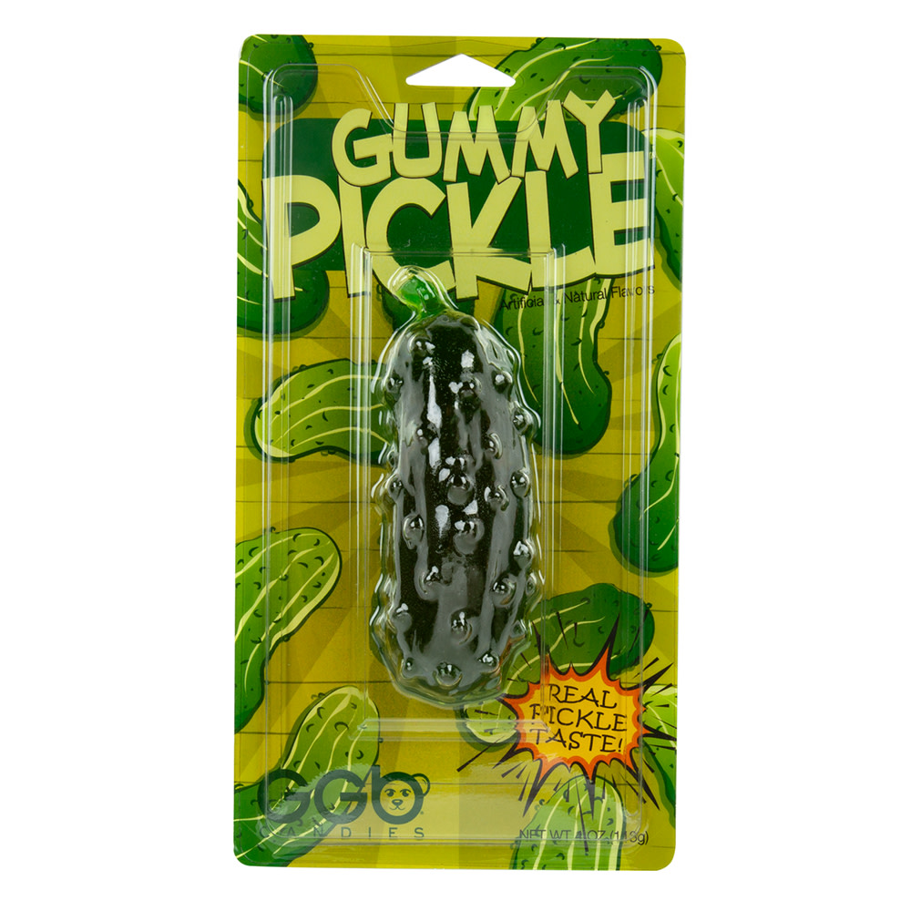 Gummy Pickle 4 oz Blister Pack | Nassau Candy