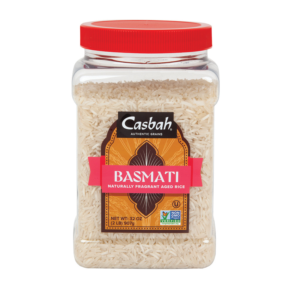 Casbah Basmati Rice 32 oz Jar | Nassau Candy