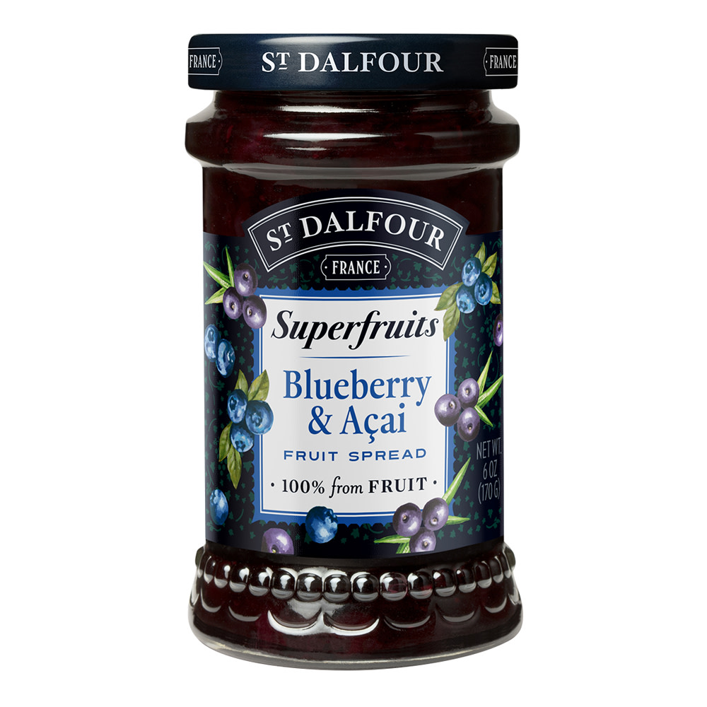 St. Dalfour Fruit Spread Blueberry & Acai Jar | Nassau Candy