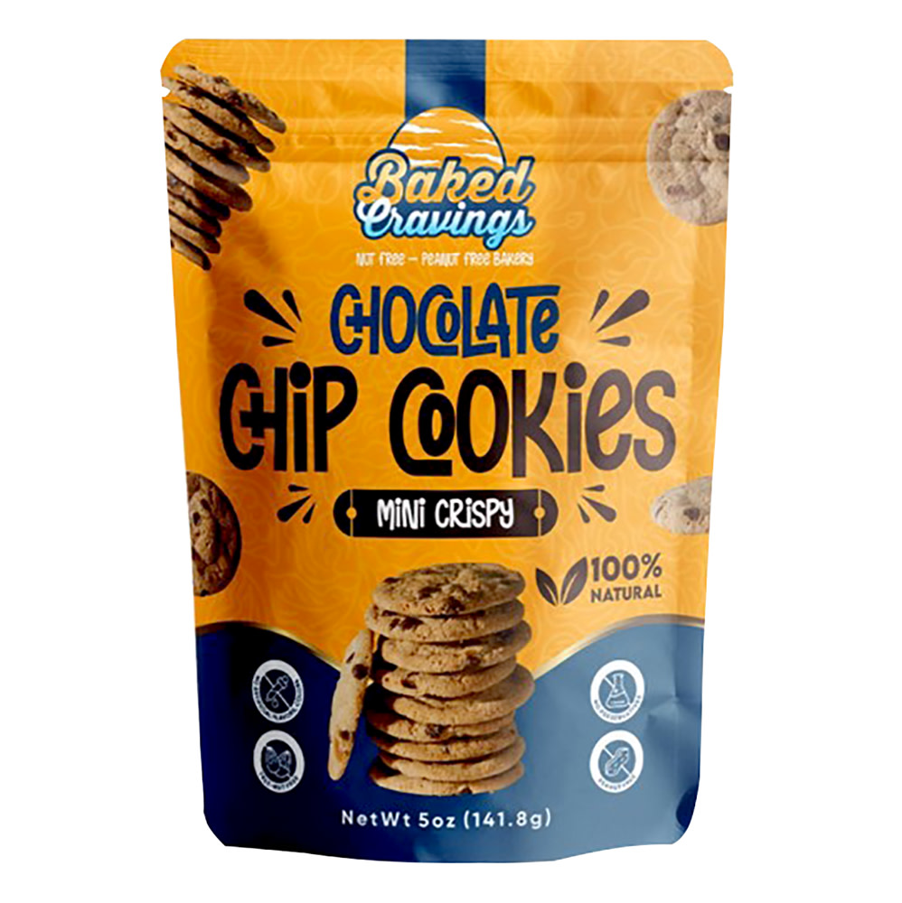 Baked Cravings Mini Chocolate Chip Cookies Bag | Nassau Candy