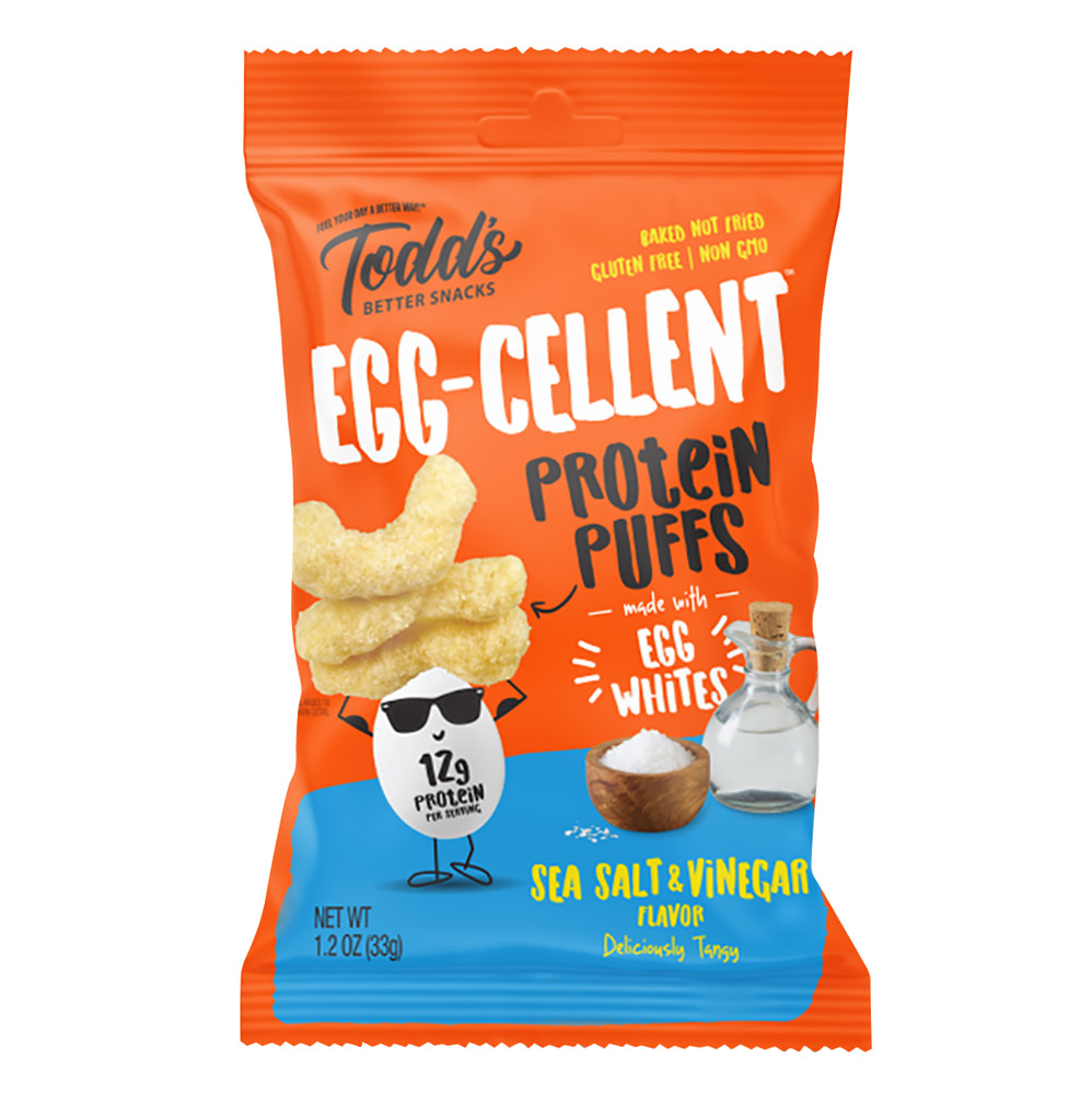 Todd’s Egg-cellent Puffs Sea Salt & Vinegar | Nassau Candy