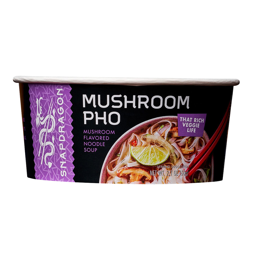 Snapdragon Noodle Bowls Mushroom Pho 2.1 oz Paper Bowl | Nassau Candy