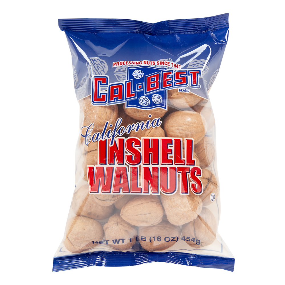 California Walnuts In Shell 16 oz Bag | Nassau Candy
