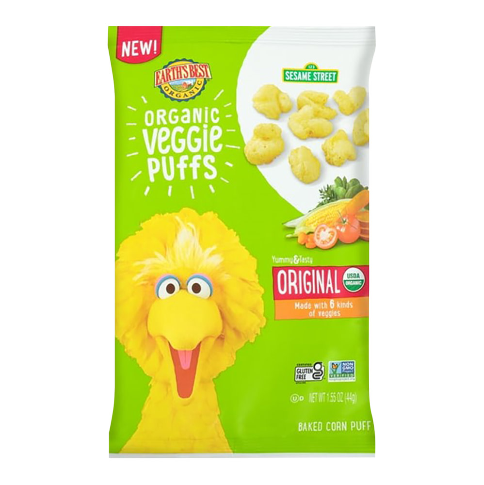 Earth's Best Organic Sesame Street Veggie Puffs | Nassau Candy