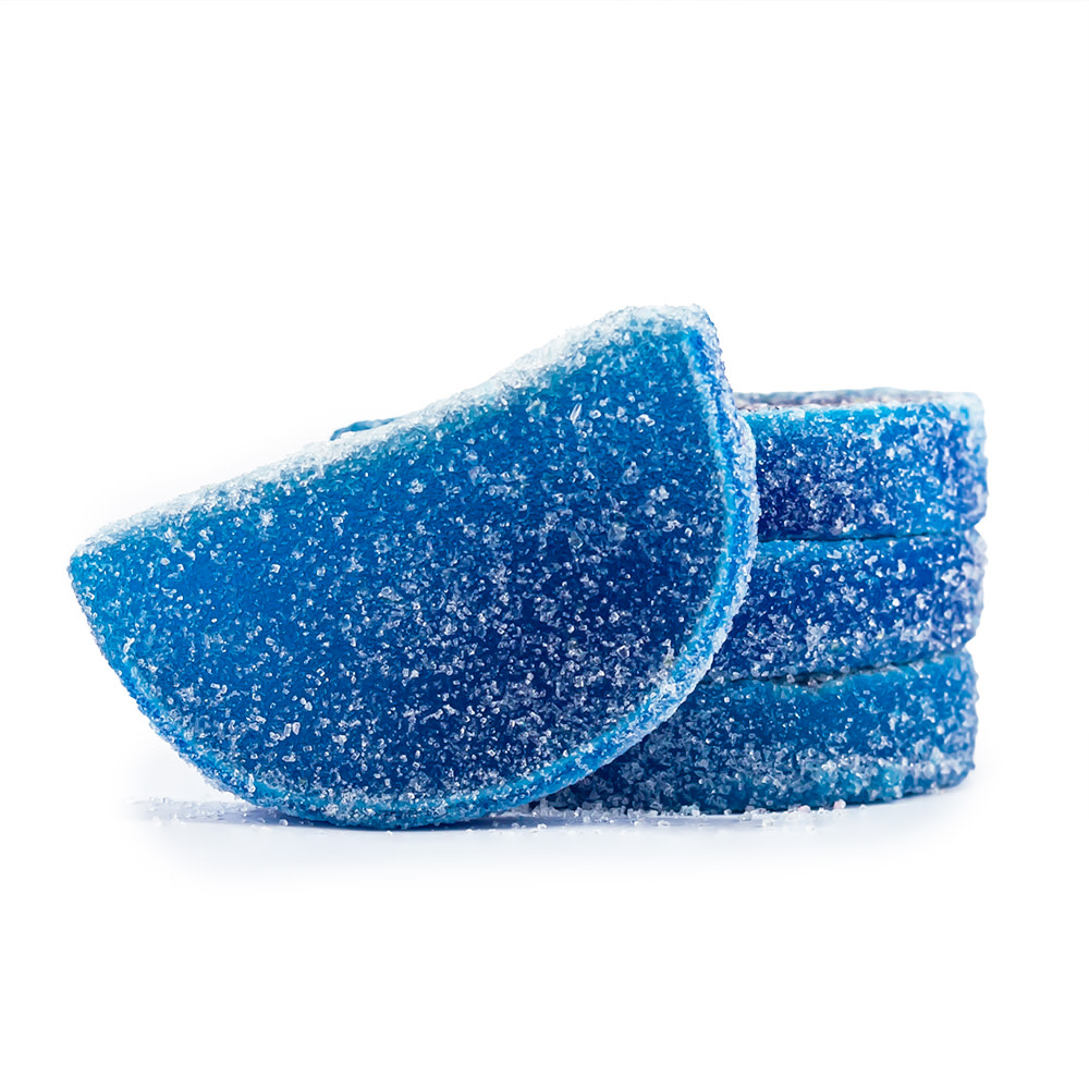 Nassau Candy Blue Razz Fruit Slices | Nassau Candy