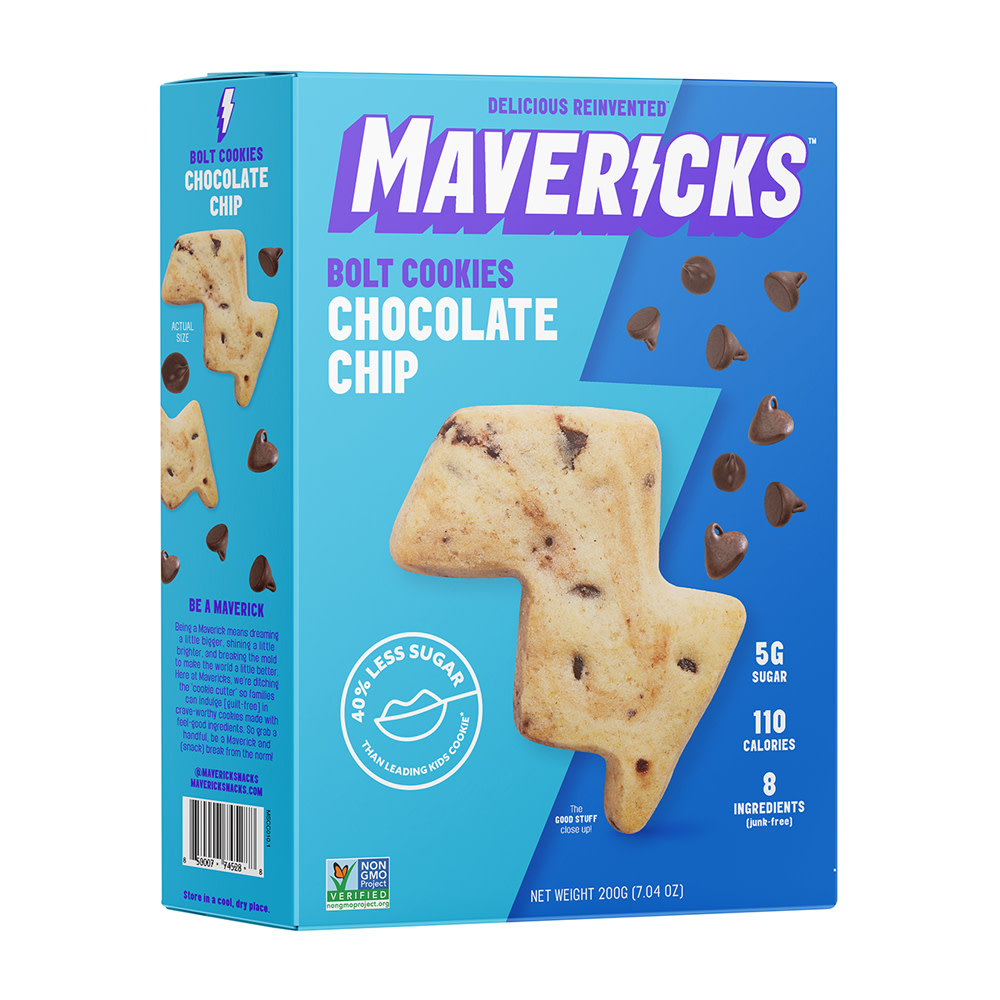 Mavericks Non Stop Chocolate chip Cookies Box | Nassau Candy