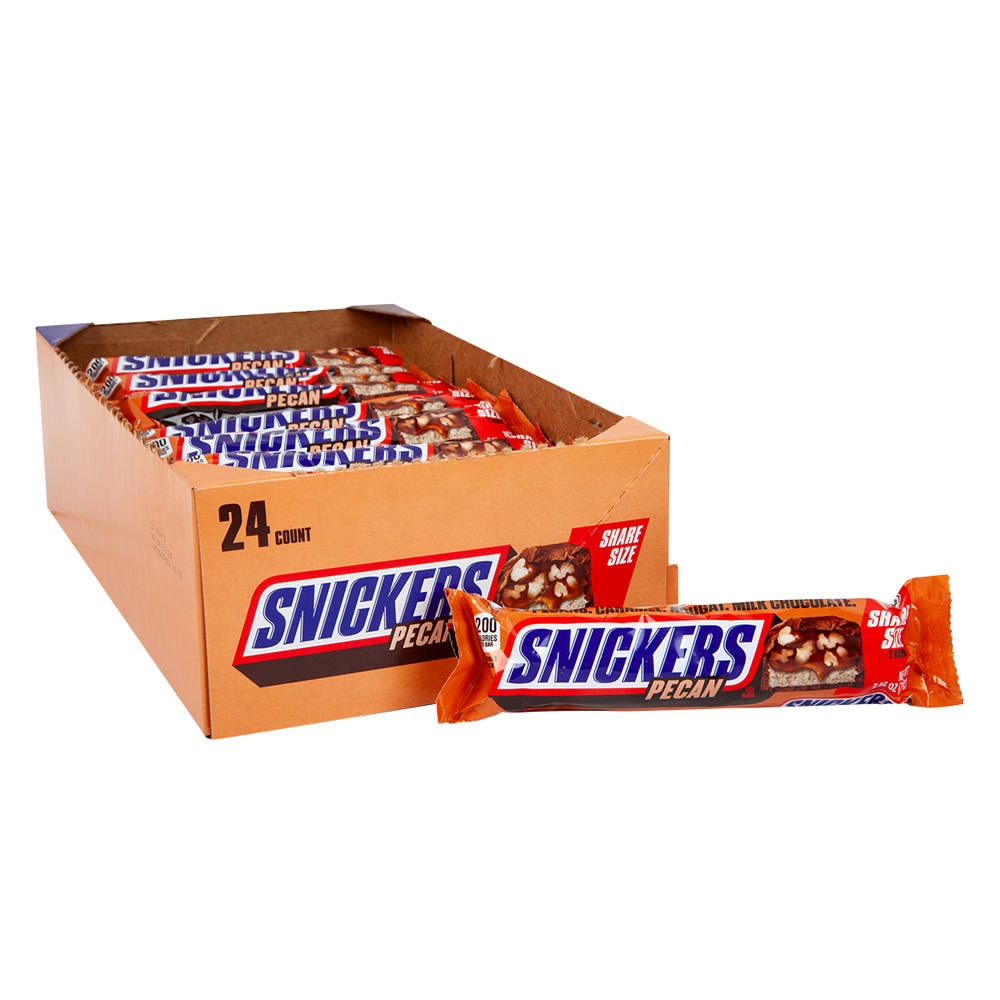 Snickers Pecan Share Size 2.82 oz Bar | Nassau Candy