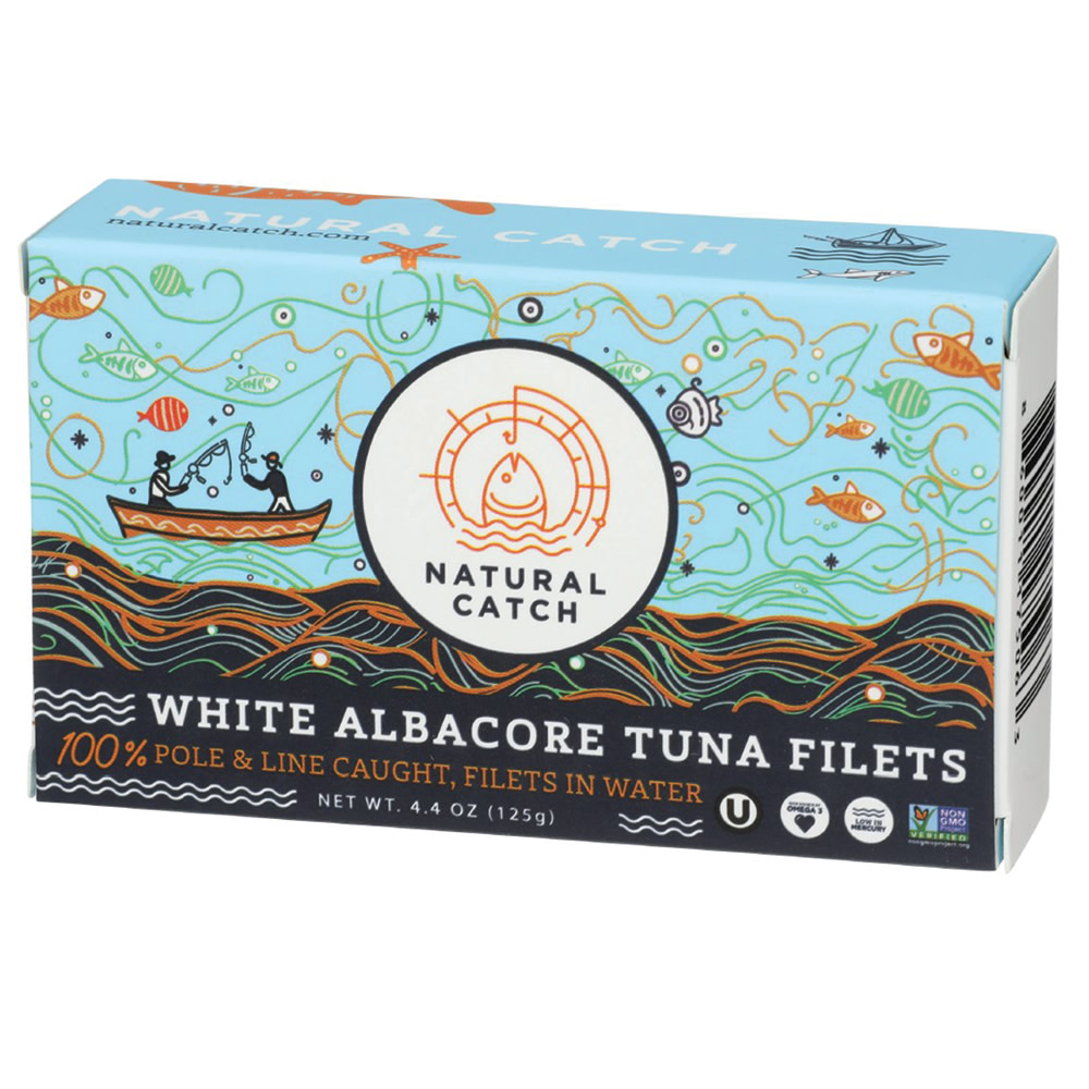 Natural Catch White Albacore Tuna Filets 4.4 oz Box | Nassau Candy