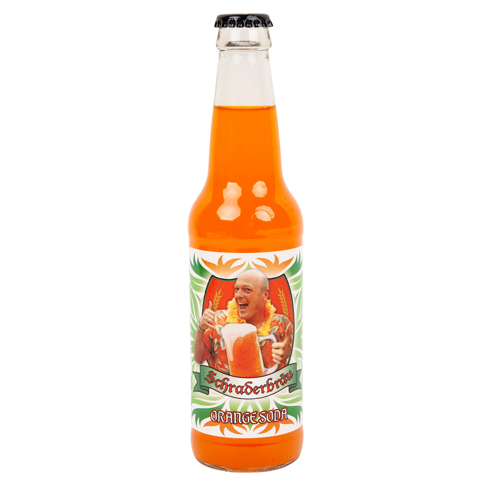 Breaking Bad Schraderbrau Orange Cream Soda Bottle | Nassau Candy