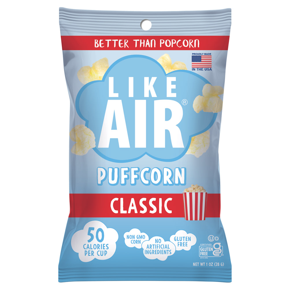 Like Air Classic Puffcorn 1 oz Bag | Nassau Candy