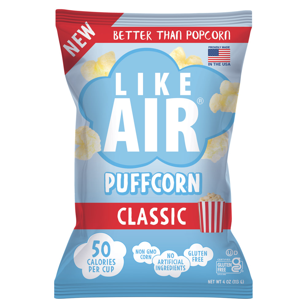 Like Air Classic Puffcorn 4 oz Bag | Nassau Candy