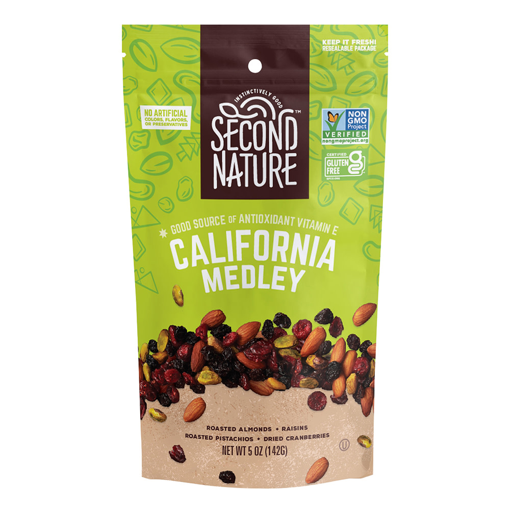 Second Nature California Medley 5 oz Bag | Nassau Candy