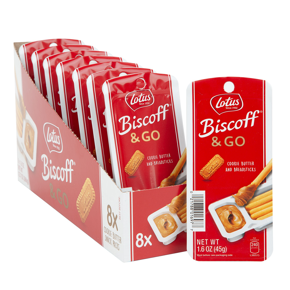 Lotus Biscoff’s Go Dip and Go 1.6 oz | Nassau Candy