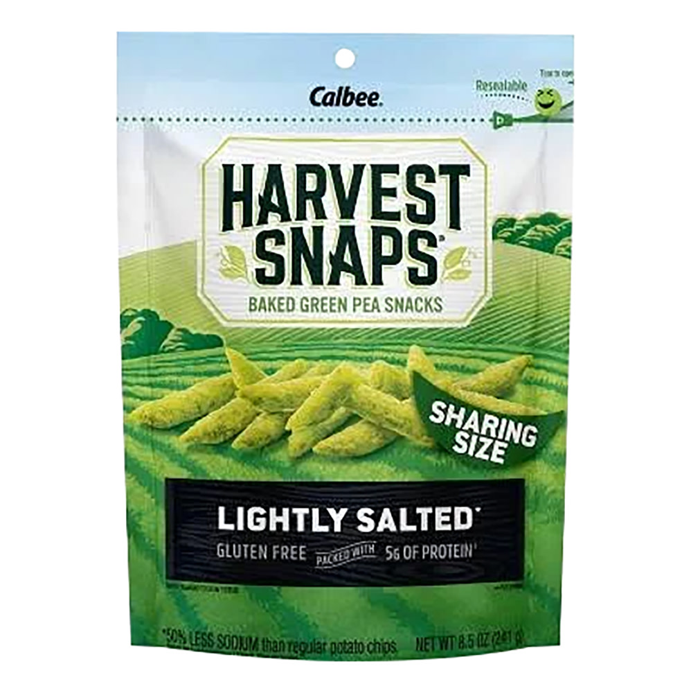 Calbee Harvest Snaps Lightly Salted 8.5 oz Pouch | Nassau Candy