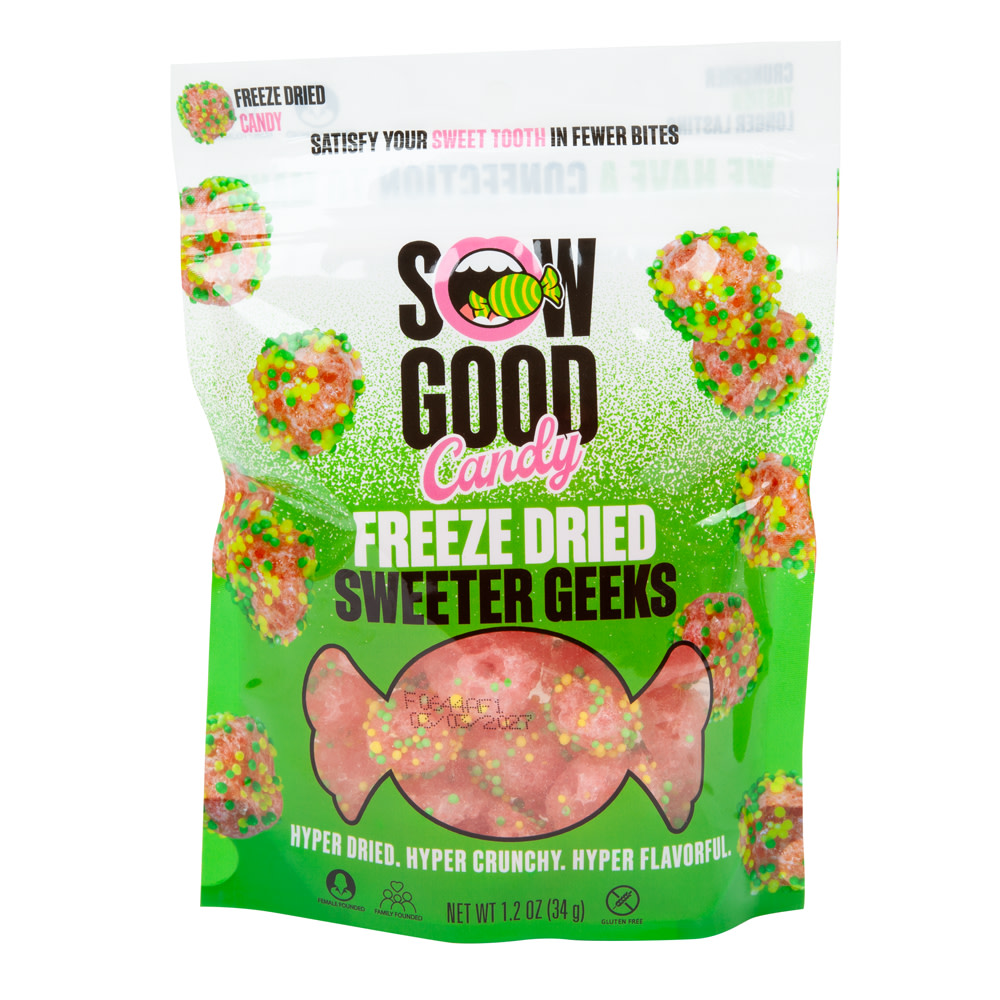 Sow Good Freeze Dried Sweeter Geeks 1.2 oz | Nassau Candy
