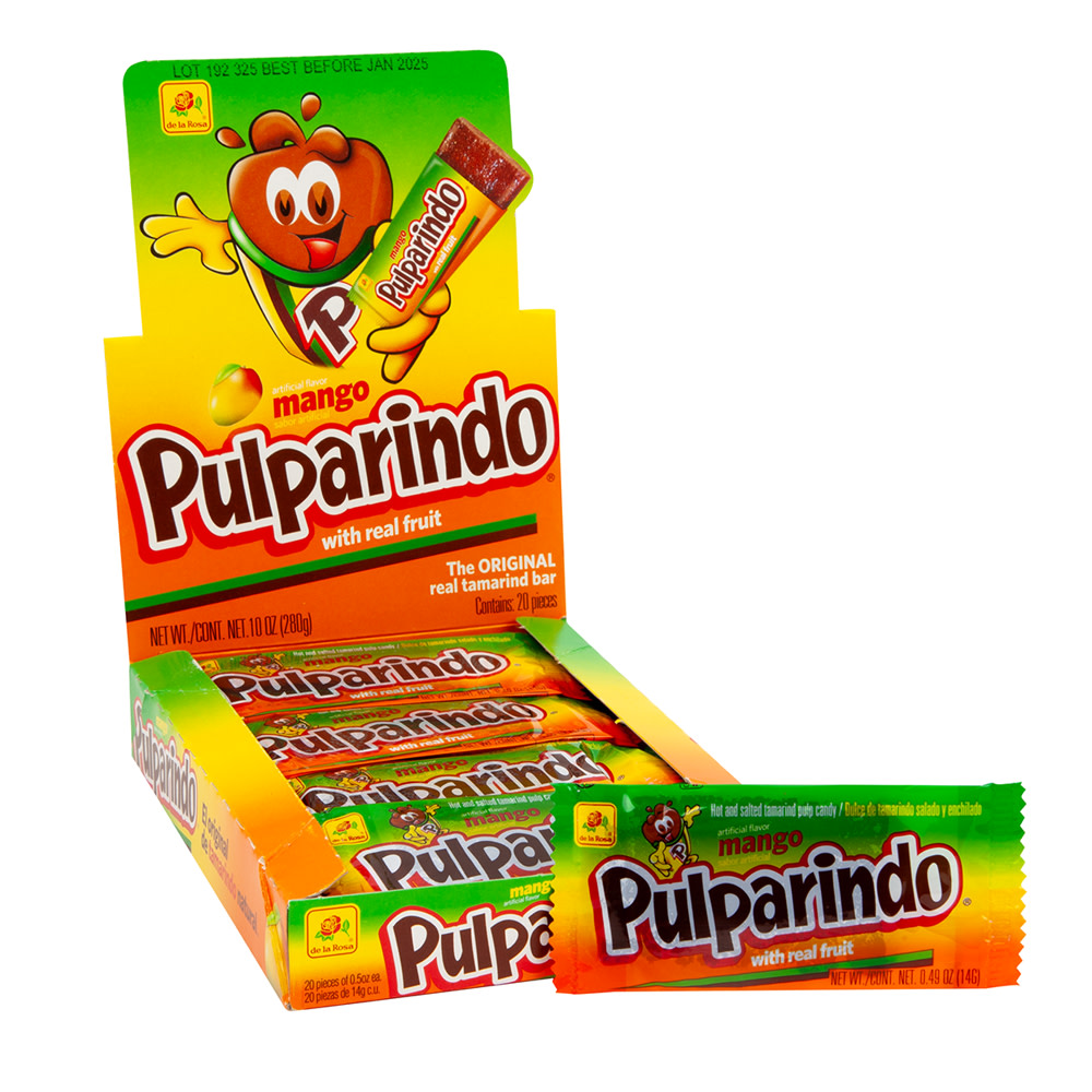Pulparindo Mango 0.5 oz Bars | Nassau Candy