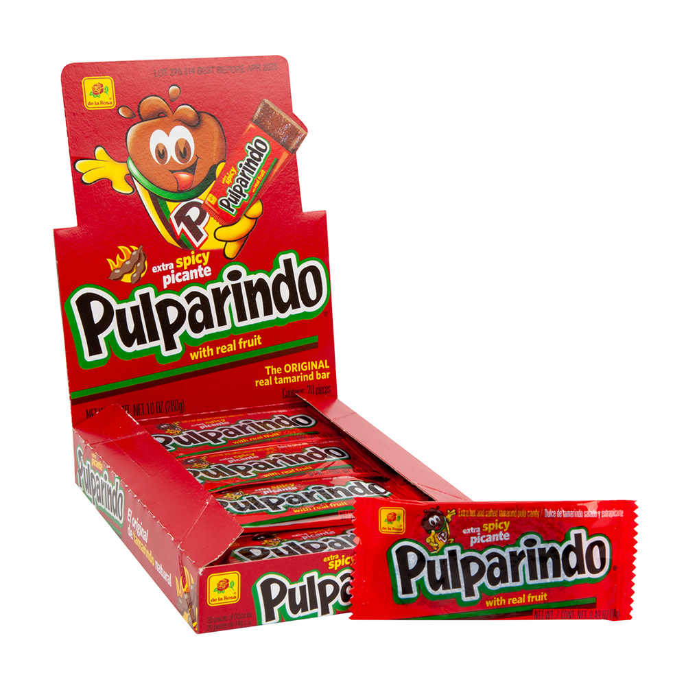 Pulparindo Extra Spicy 0.5 oz Bars | Nassau Candy