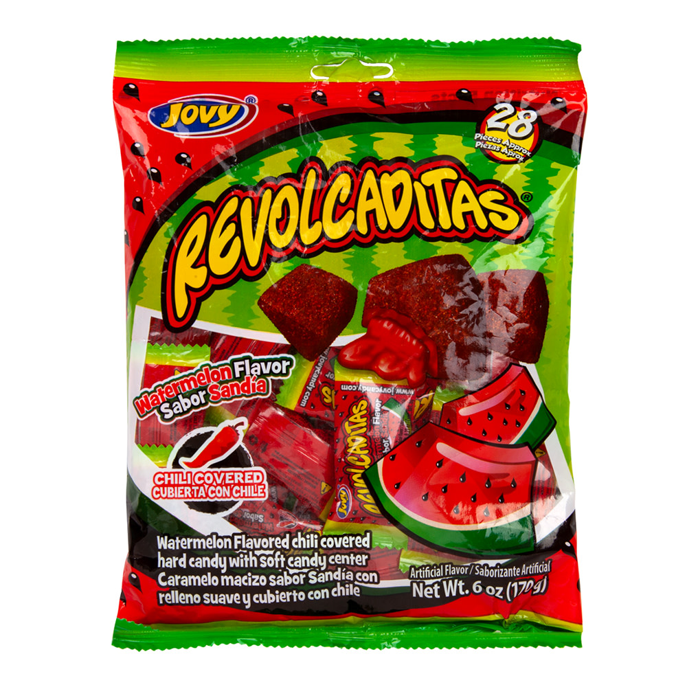 Jovy Watermelon Revolcaditas 6 oz Peg Bag | Nassau Candy