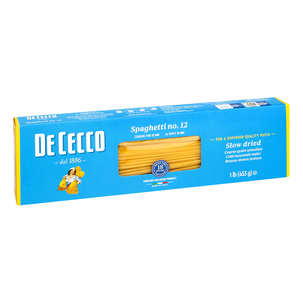 De Cecco Spaghetti Pasta 16 Oz Box # 12 | Nassau Candy