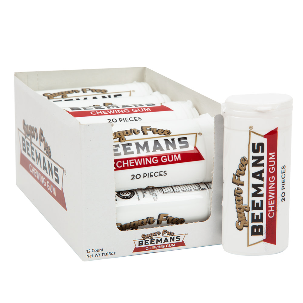 Beemans Sugar Free Chewing Gum 20 Piece 1.5 oz Tube | Nassau Candy