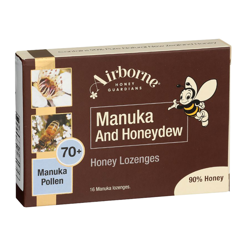 Airborne Manuka & Honeydew Lozenge 1.58 oz Box | Nassau Candy