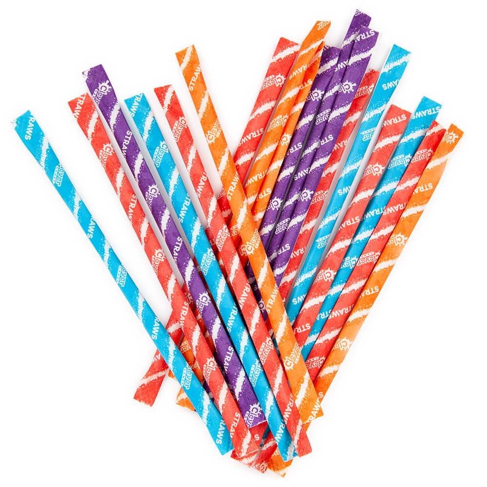 Clever Candy Powdered Candy Straws 10 lb Assorted | Nassau Candy