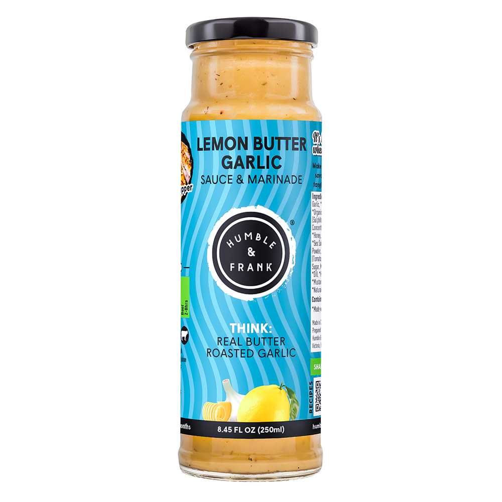 Humble & Frank Lemon Butter Garlic Marinade Bottle | Nassau Candy