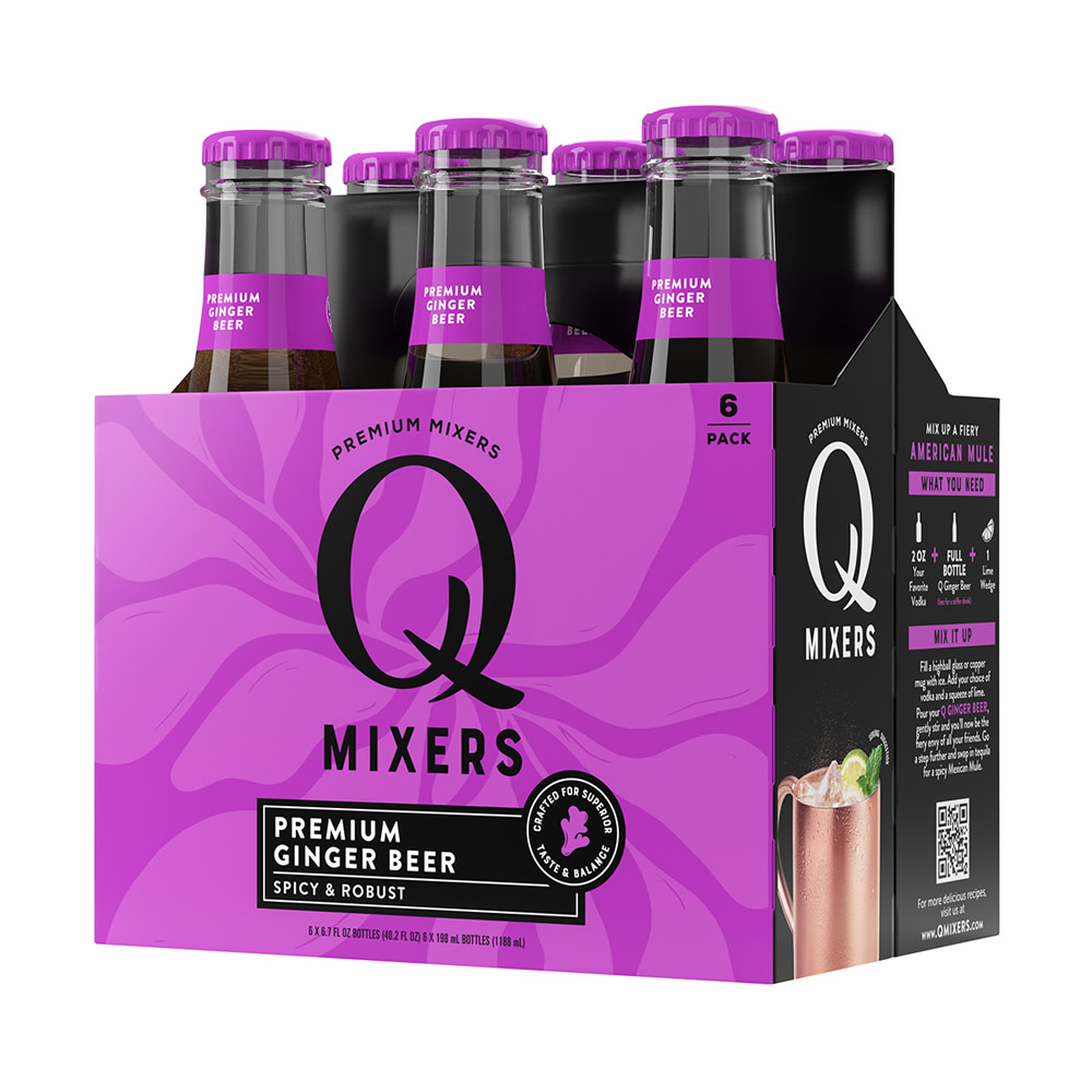 Q Mixers Premium Ginger Beer Bottle 6.7 oz | Nassau Candy