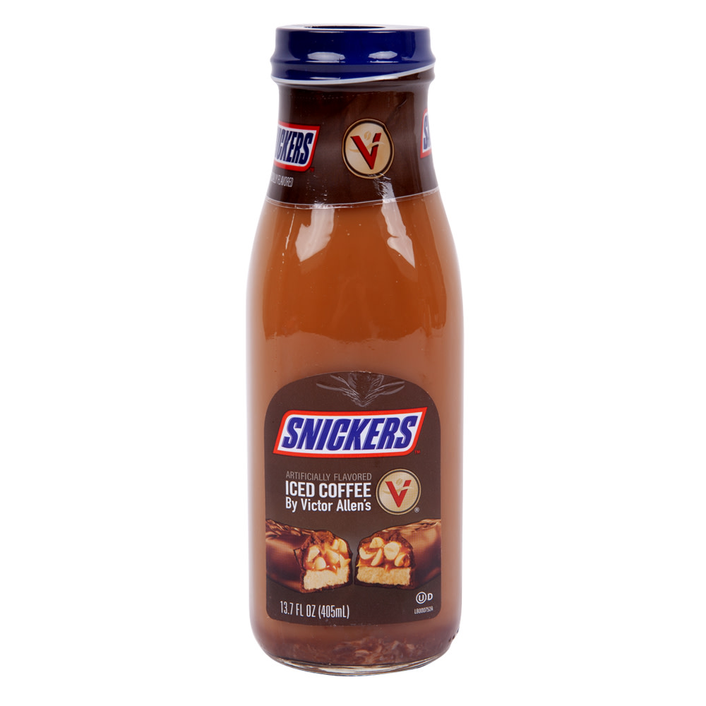 Victor Allen’s Iced Coffee Snickers 13.7 oz Bottle | Nassau Candy