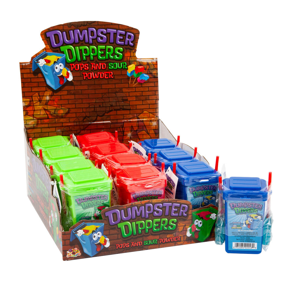Dumpster Dippers Pops and Sour Powder 1.41 oz | Nassau Candy