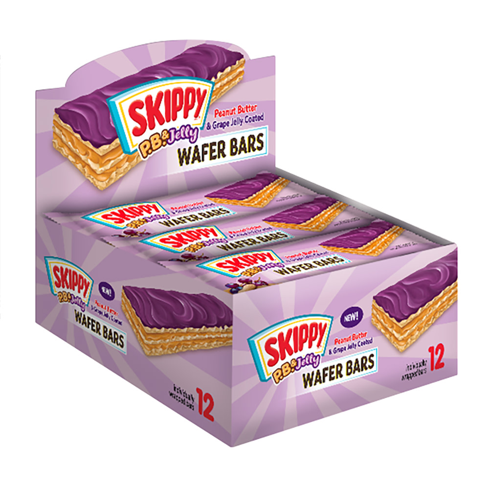 Skippy Peanut Butter & Grape Jelly Wafer 1.3 oz Bar | Nassau Candy