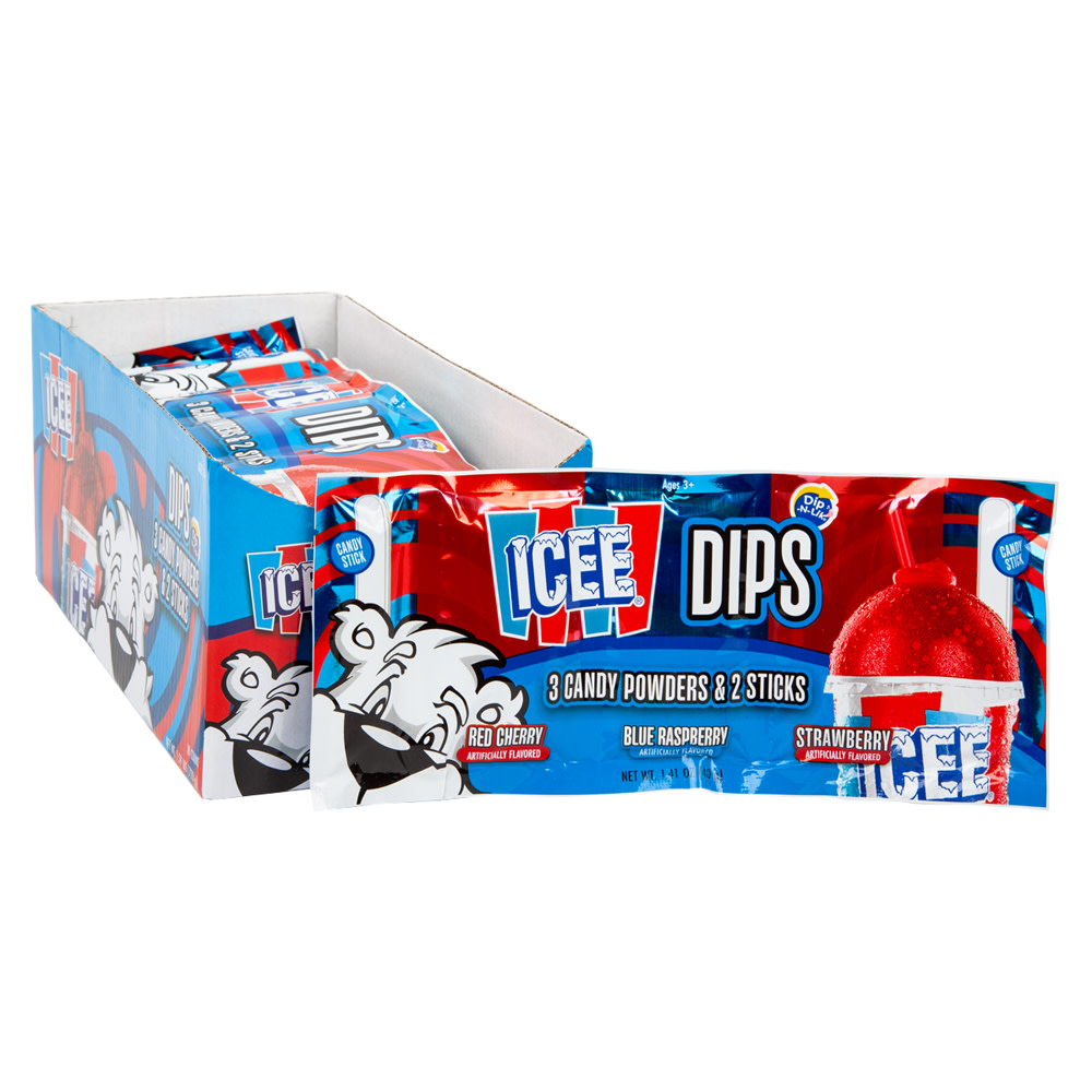 Icee Dips Candy Powder 3 Pack 1.41 oz | Nassau Candy