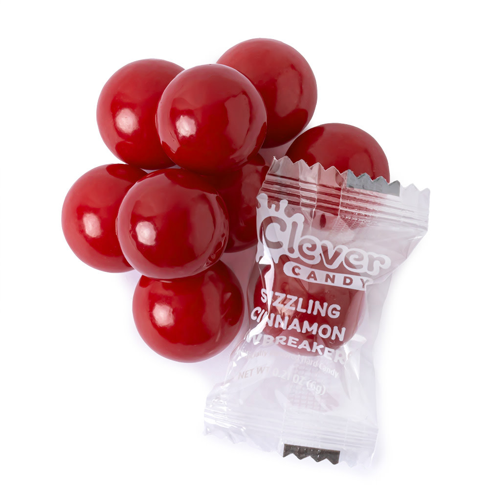 Clever Candy Wrapped Sizzling Cinnamon Jawbreaker | Nassau Candy
