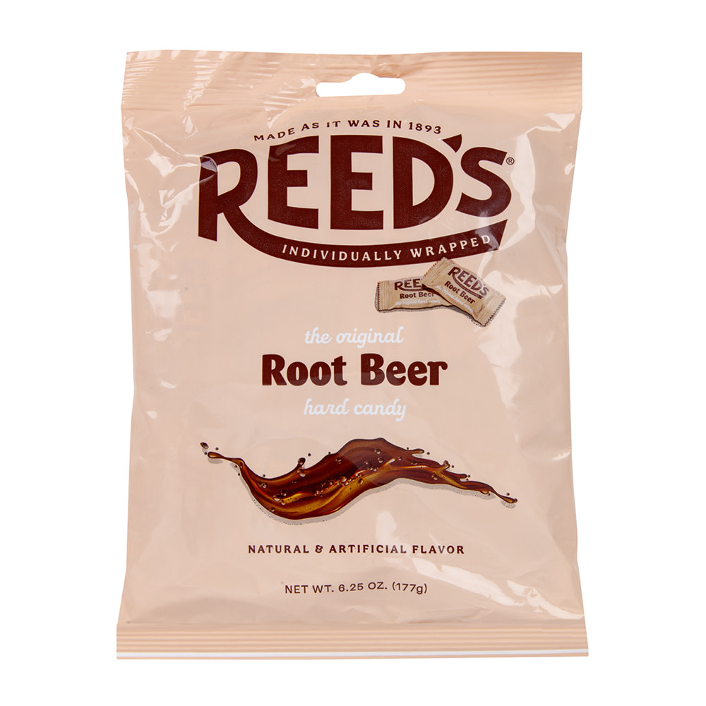 Reed's Root Beer 6.25 oz Peg Bag | Nassau Candy