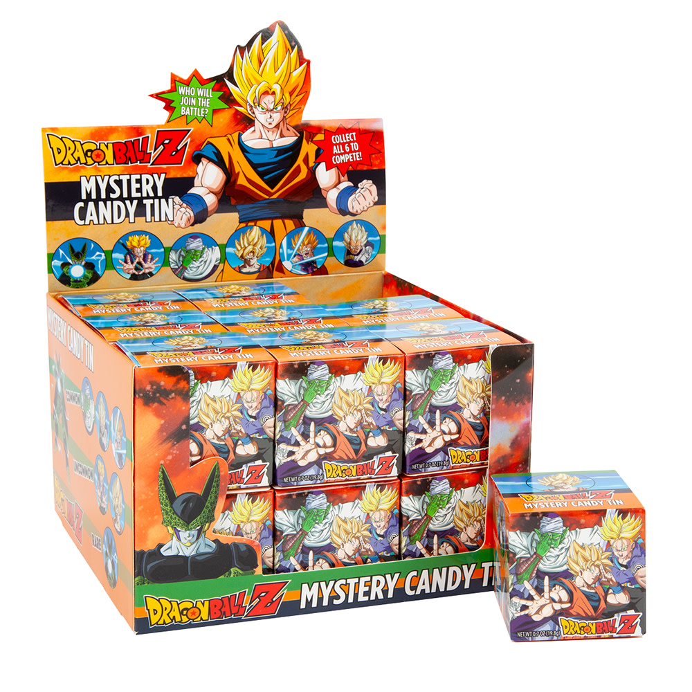 Dragon Ball Z Mystery Candy Tin 0.7 oz Blind Box | Nassau Candy
