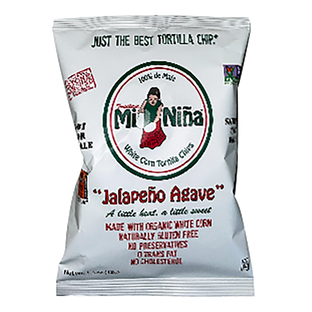 Mi Nina Jalapeno Agave Tortilla Chips 1.5 oz Bag | Nassau Candy